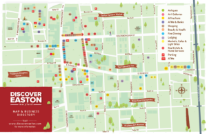 Downtown Map - Discover Easton, Maryland