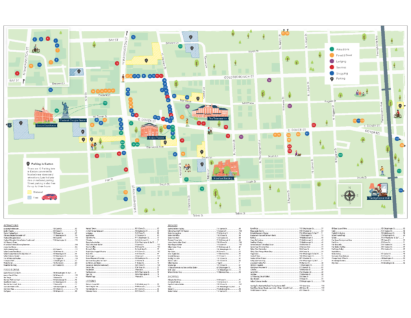 Downtown Map - Discover Easton, Maryland