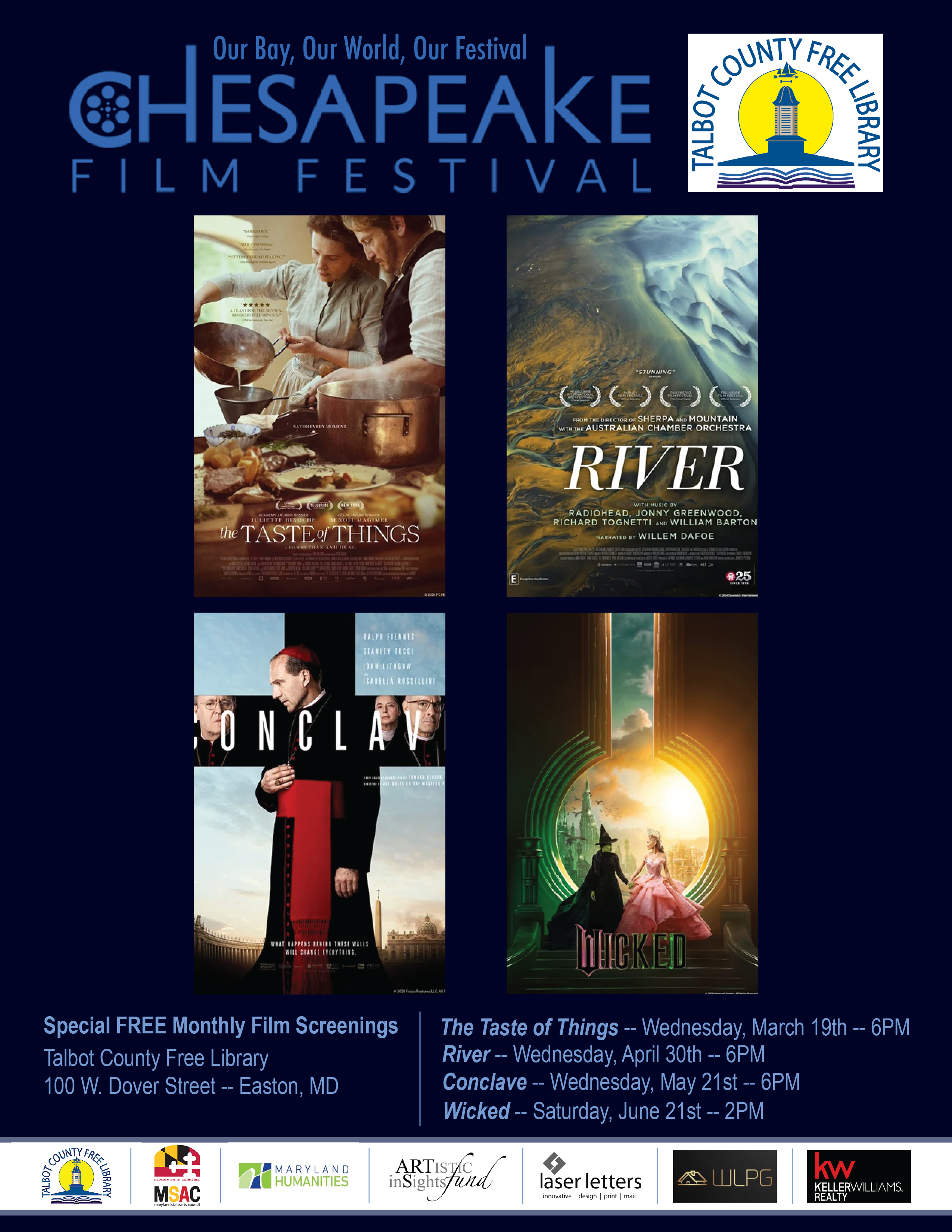 Chesapeake Film Festival and Talbot County Free Library Launch New ...