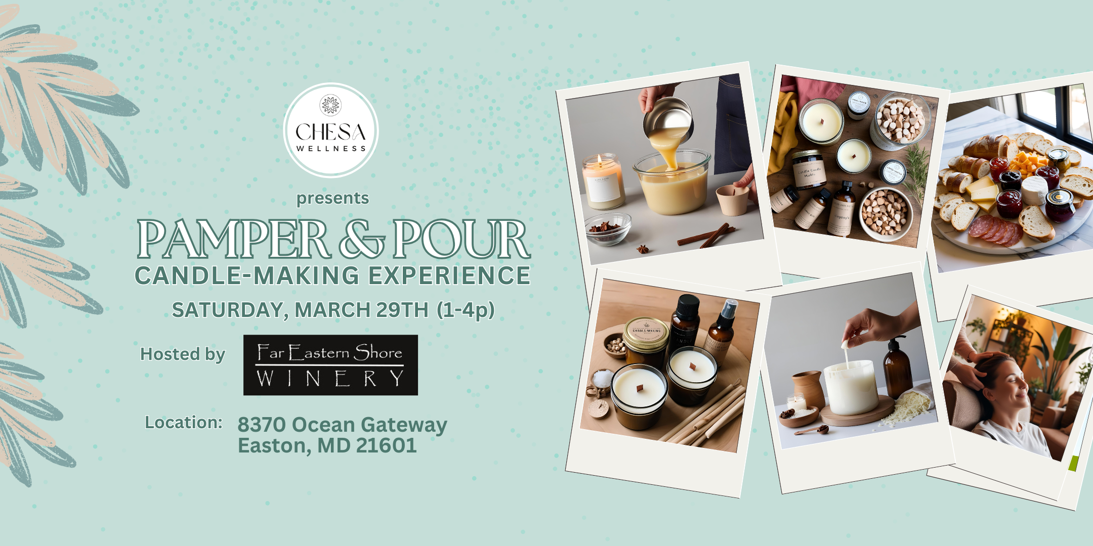 Pamper & Pour: Candle Making Experience - Discover Easton, Maryland